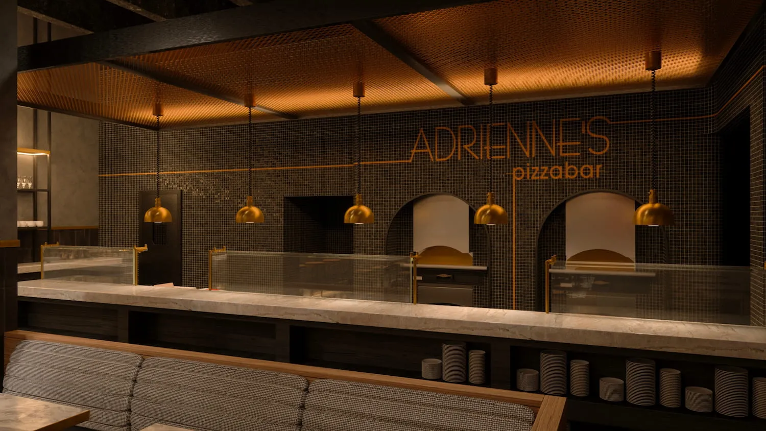 Location New York City | Adrienne's Pizzabar | Stone Street, Financial District